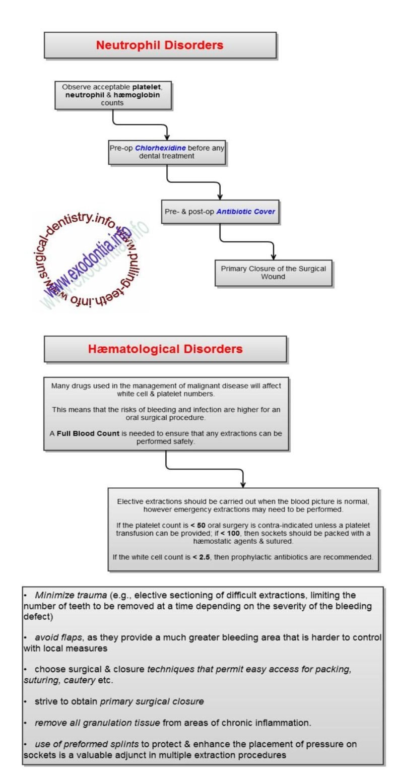 Hæmatological Disorders – Exodontia